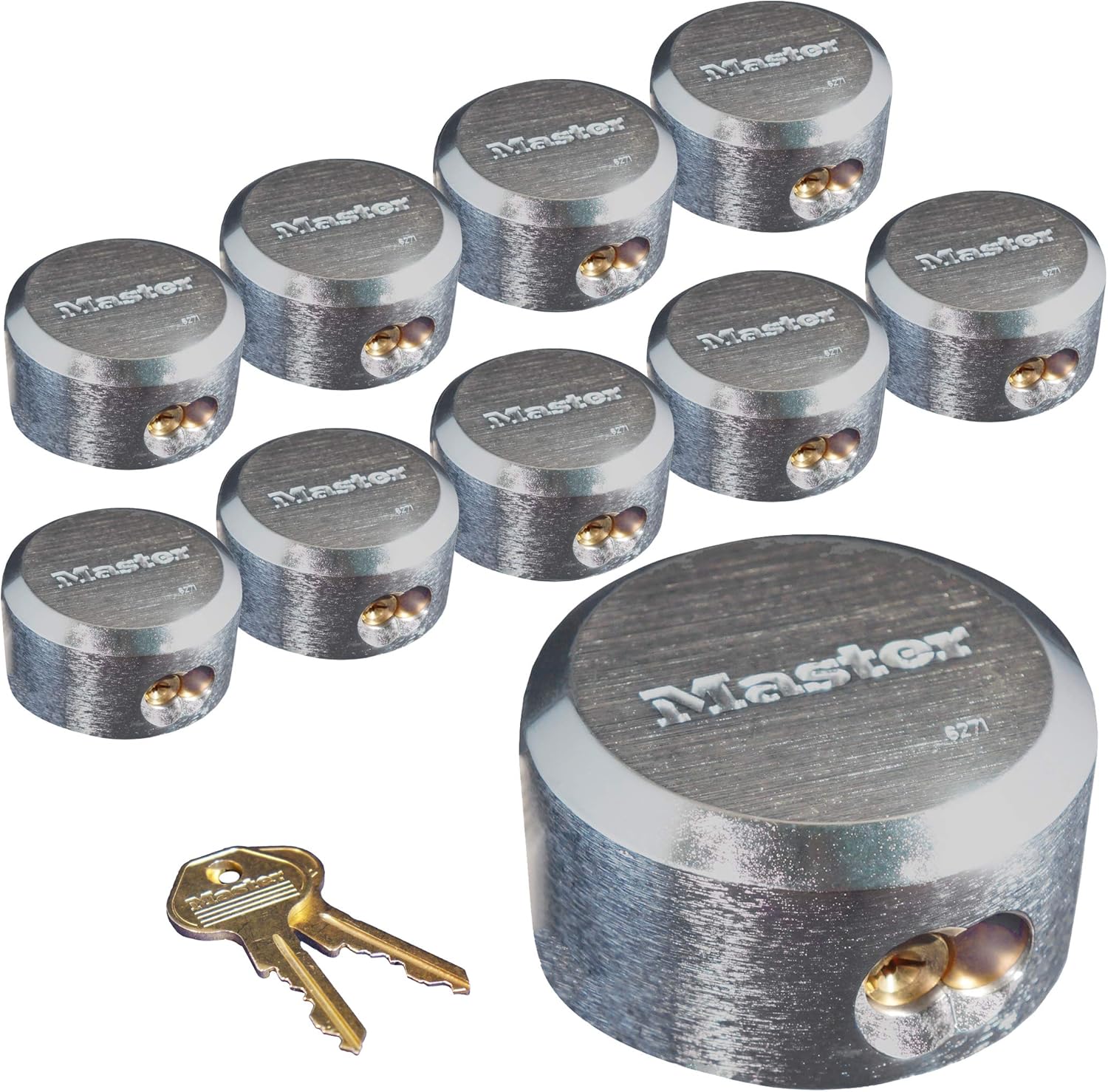 Master Lock 6271KA 10 Pack - 2-7/8in. ProSeries Reinforced Hidden ...