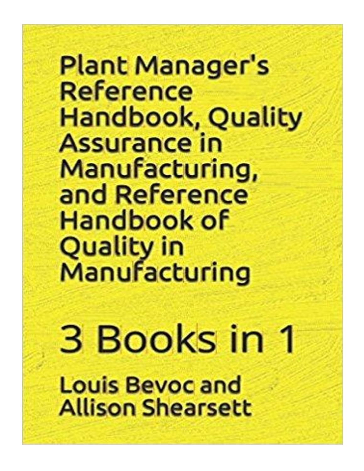 Amazon.com: Plant Manager's Reference Handbook + Quality Assurance in ...
