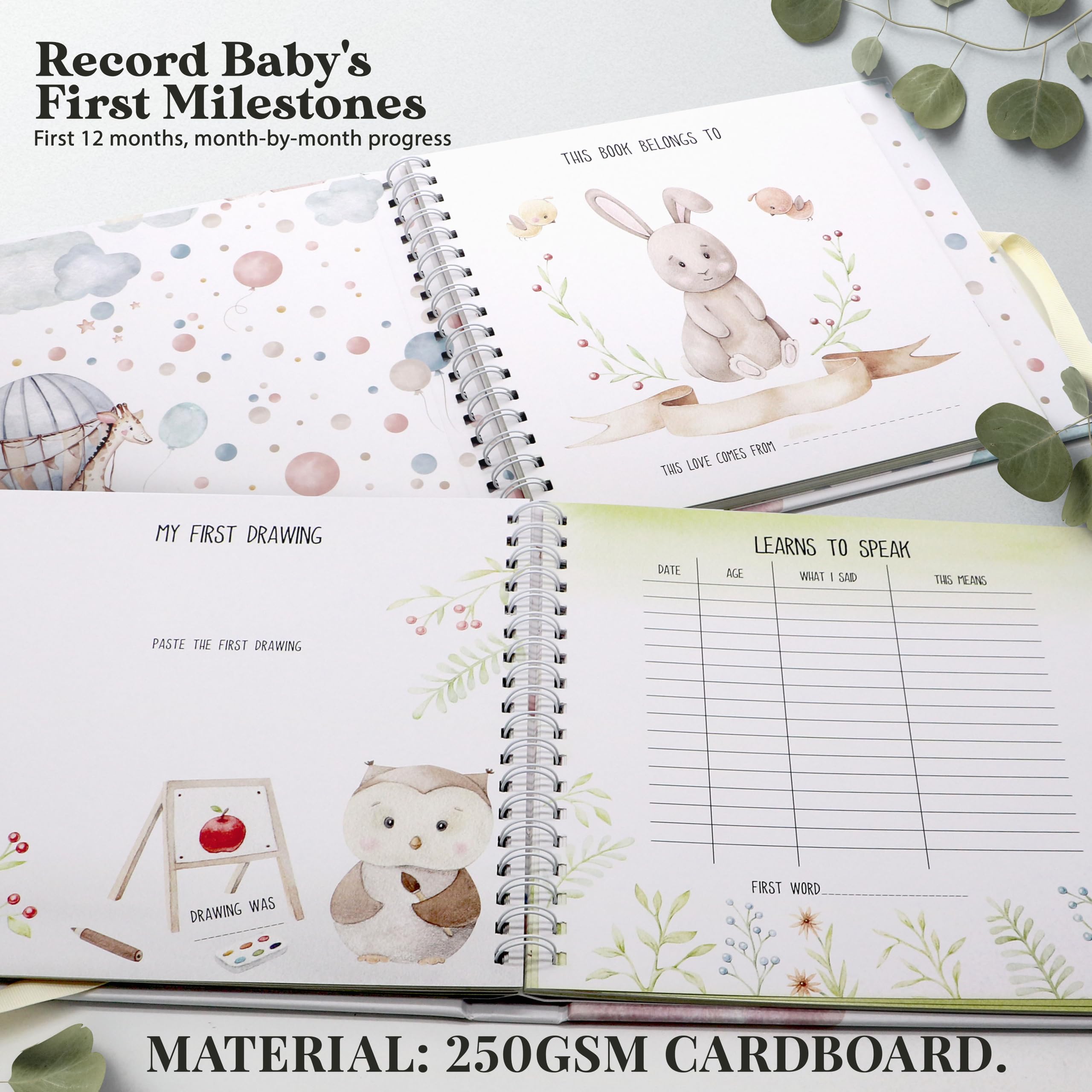 Snapklik.com : Baby Memory Book 52 Pages, 250gsm Cardboard, A Milestone ...