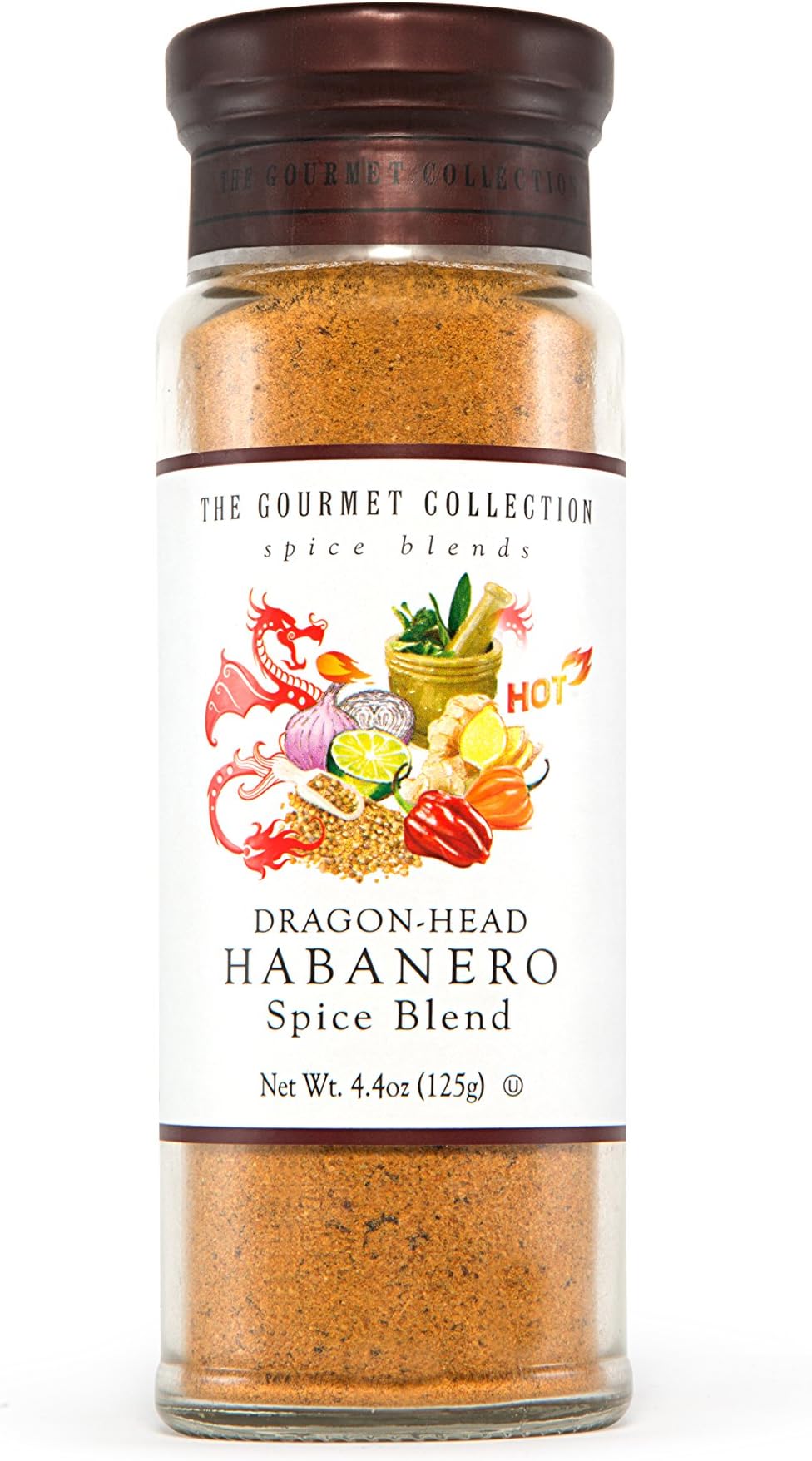 Amazon.com : The Gourmet Collection Spice Blend - Dragon-Head Habanero ...
