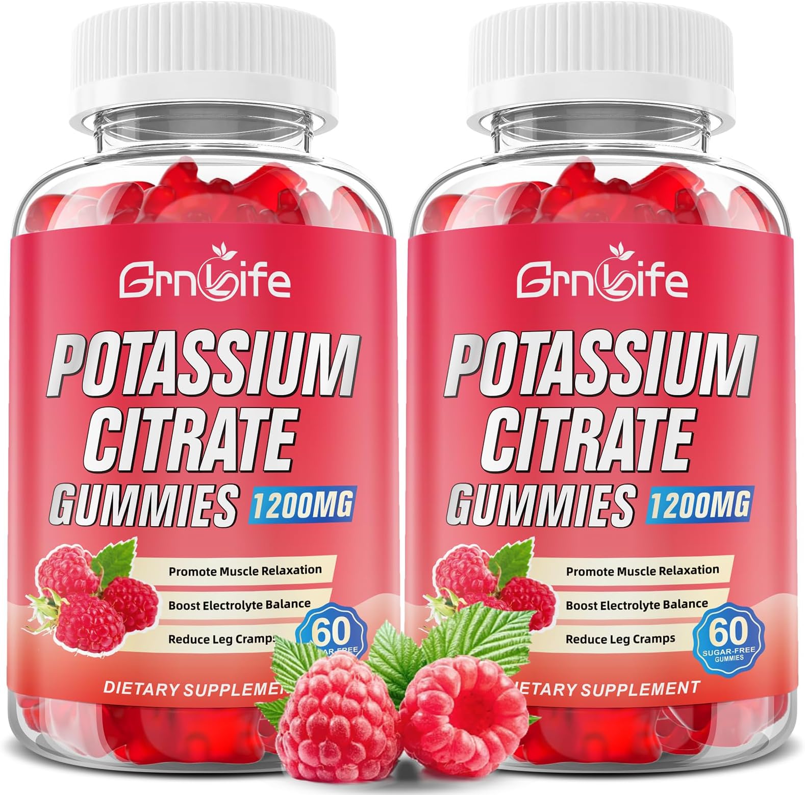 Amazon.com: Potassium Citrate Gummies, High Potassium Supplement ...