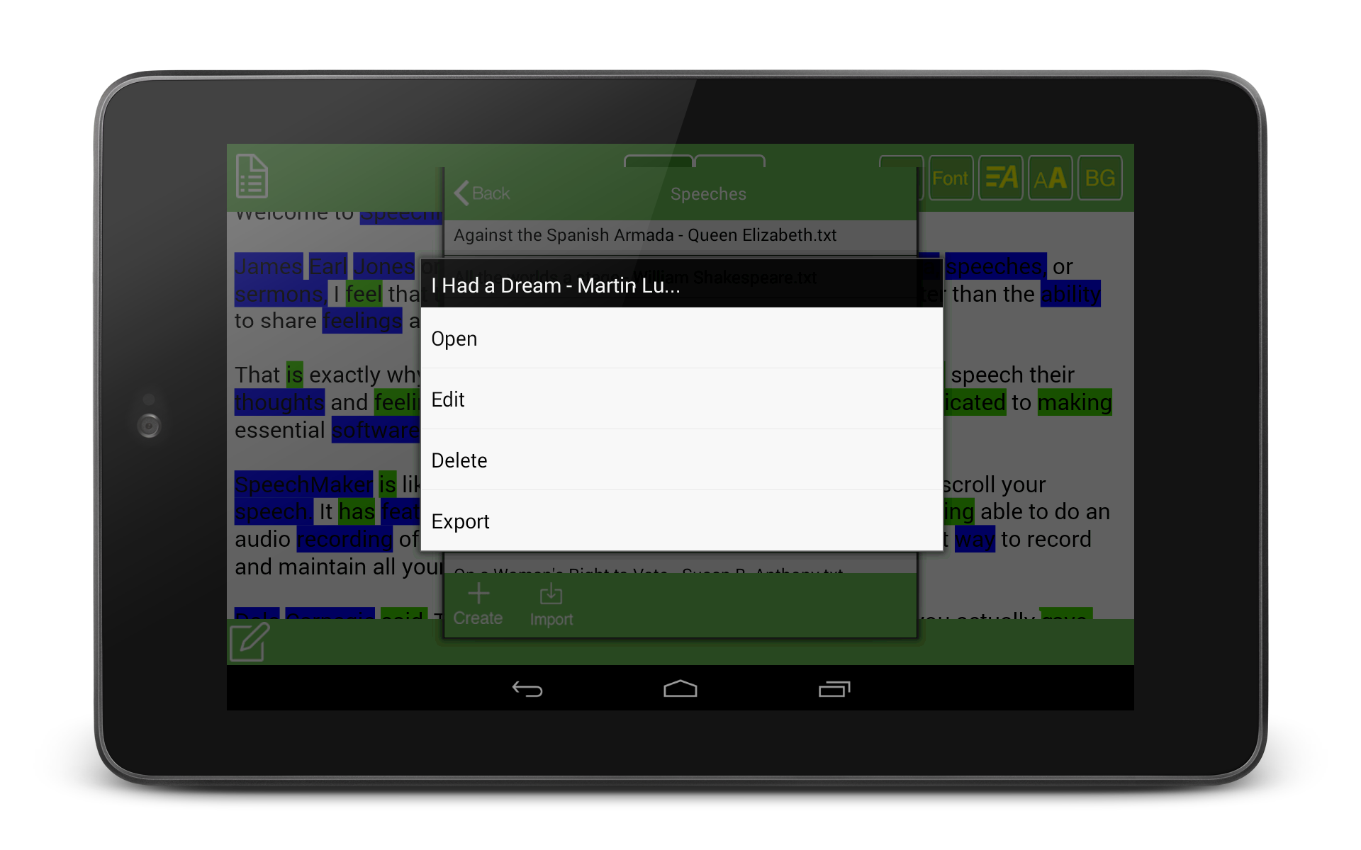 SpeechMaker - App on the Amazon Appstore