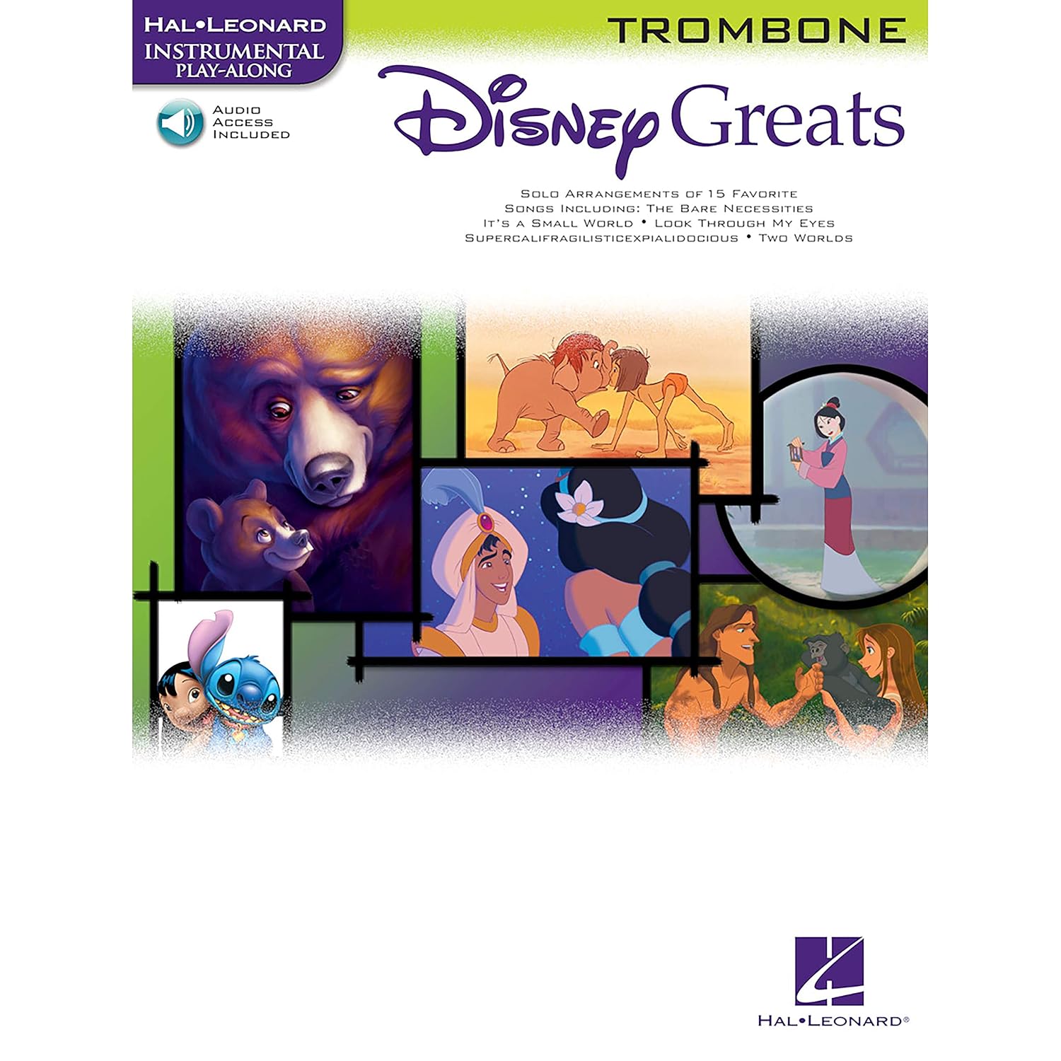 Amazon.com: Disney Greats: for Trombone Instrumental Play-Along Pack ...