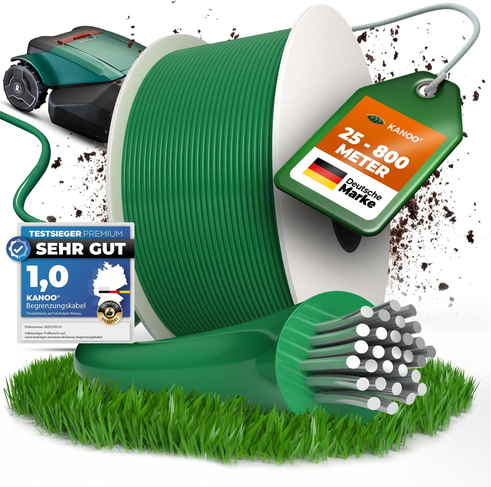 Flymo FLY082 Robotic Lawnmower 150m Boundary Wire for 1200R and ...