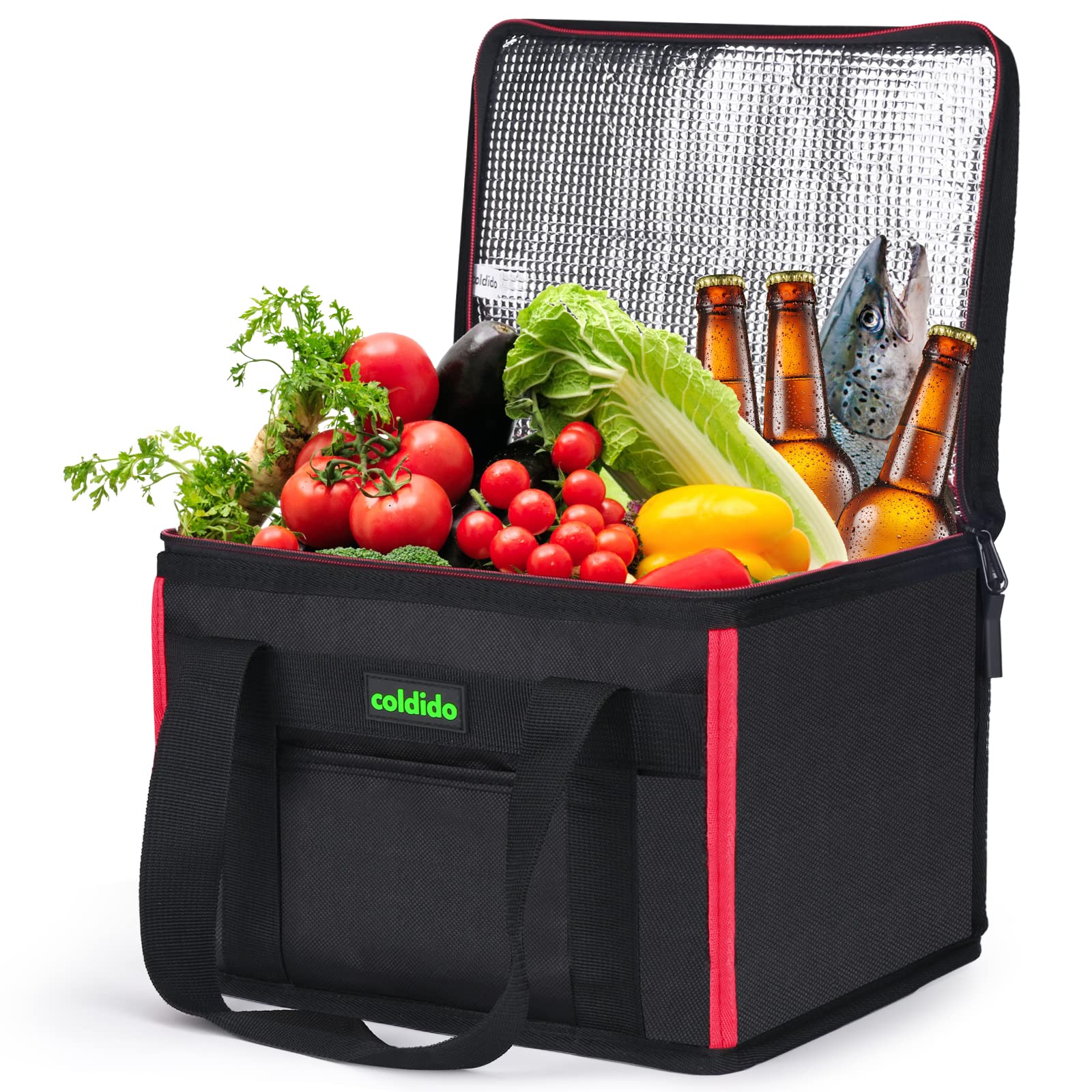 Amazon.com - Insulated Reusable Grocery Bags (1-Pack), Cooler Bags ...