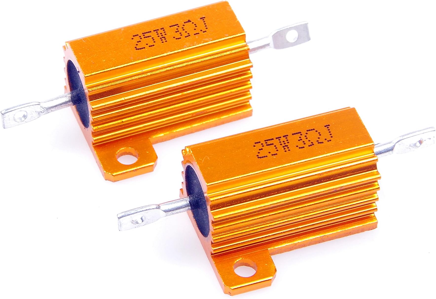 Amazon.com: LM YN 10 Watt 15 Ohm 5% Wirewound Resistor Electronic ...