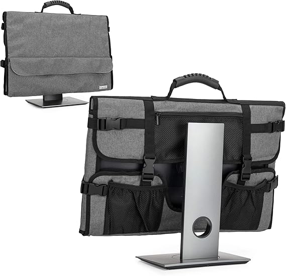CURMIO 24 Inch Monitor Carrying Case, Universal 24" Computer Monitor ...