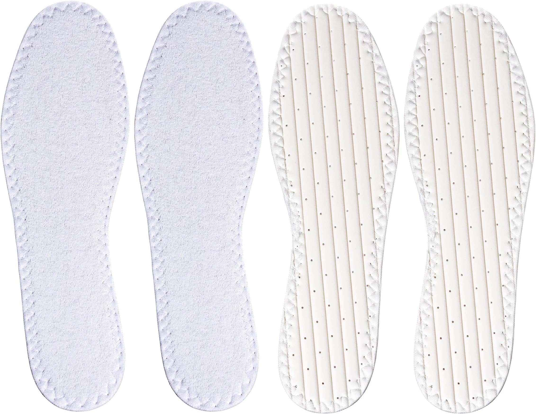 Amazon.com: Happystep Cotton Terry Cloth Insoles, Barefoot Shoe Inserts ...