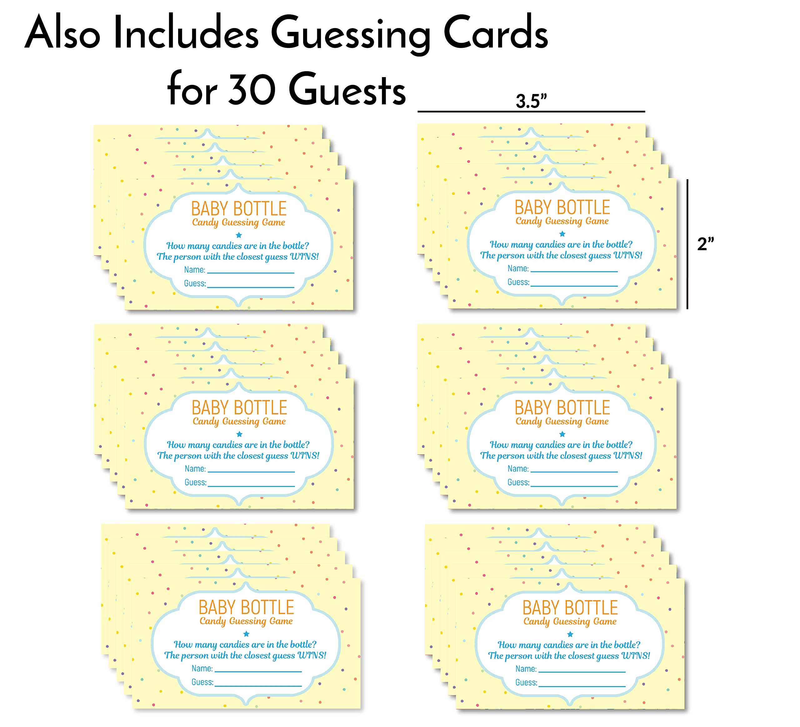 Juego De Adivinanzas De Dulces Para Baby Shower Con Mariquitas-imprimibles