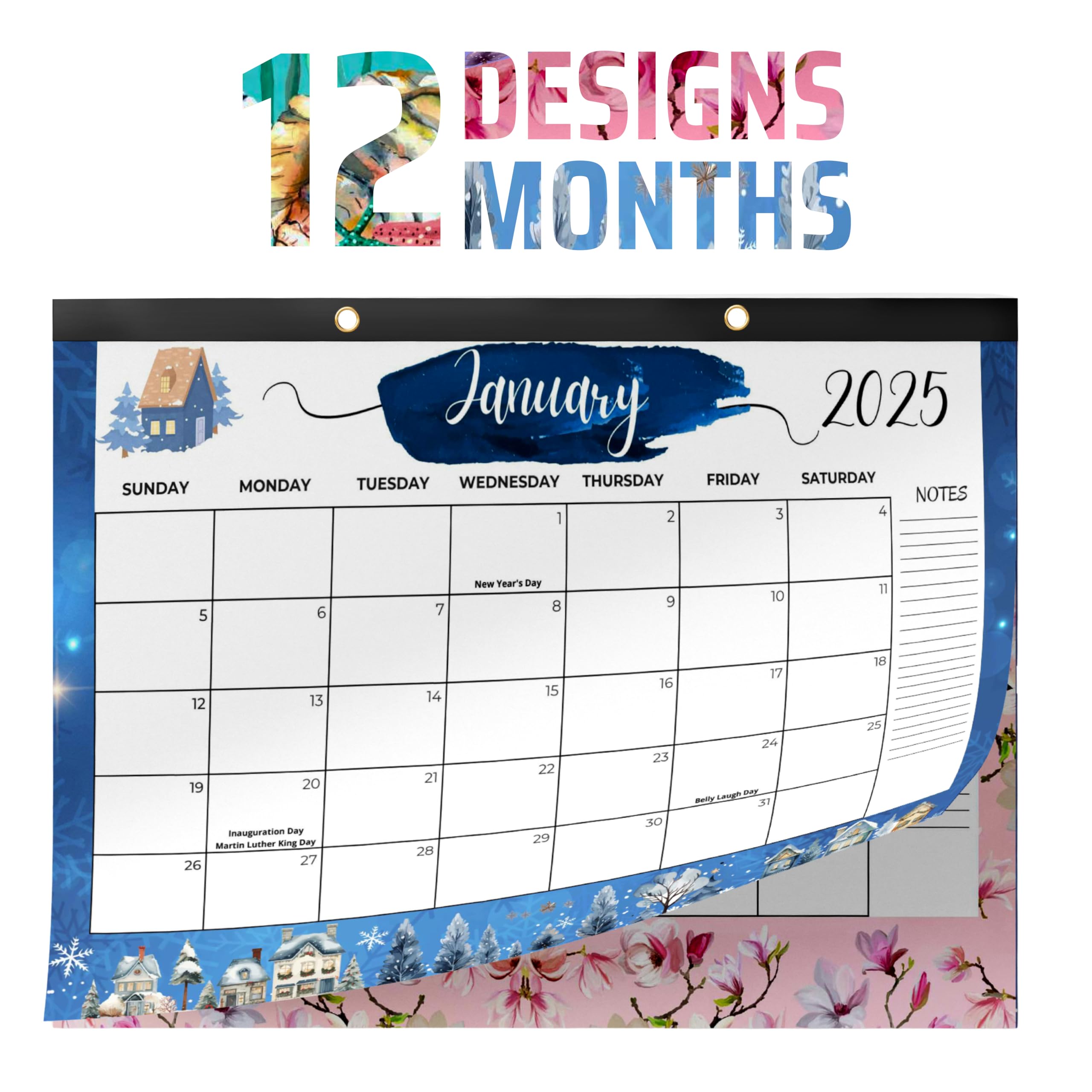 Snapklik.com : DAMORR 2025 Desk Calendar 12 Months Calendar 2025 (Jan ...