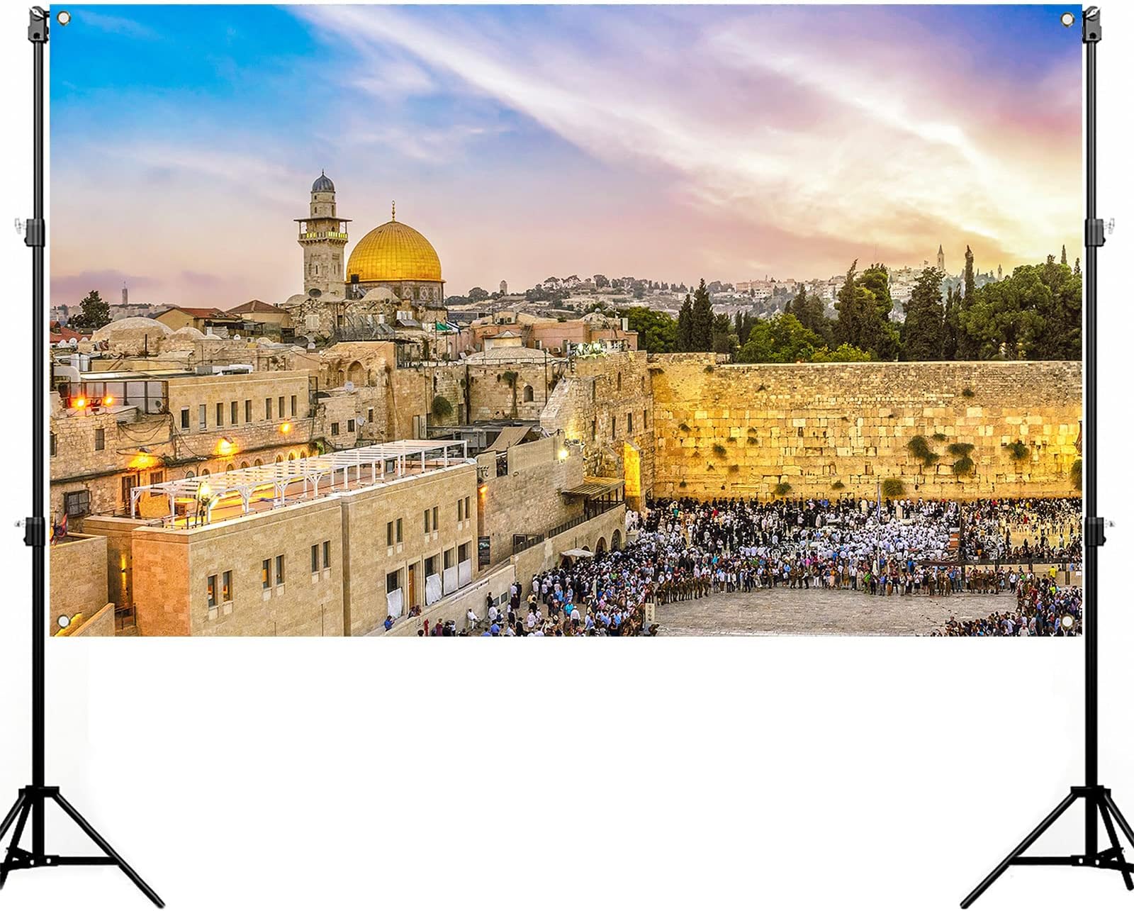 Amazon.com : Jerusalem Western Wall Backdrop for Jewish New Year Rosh ...