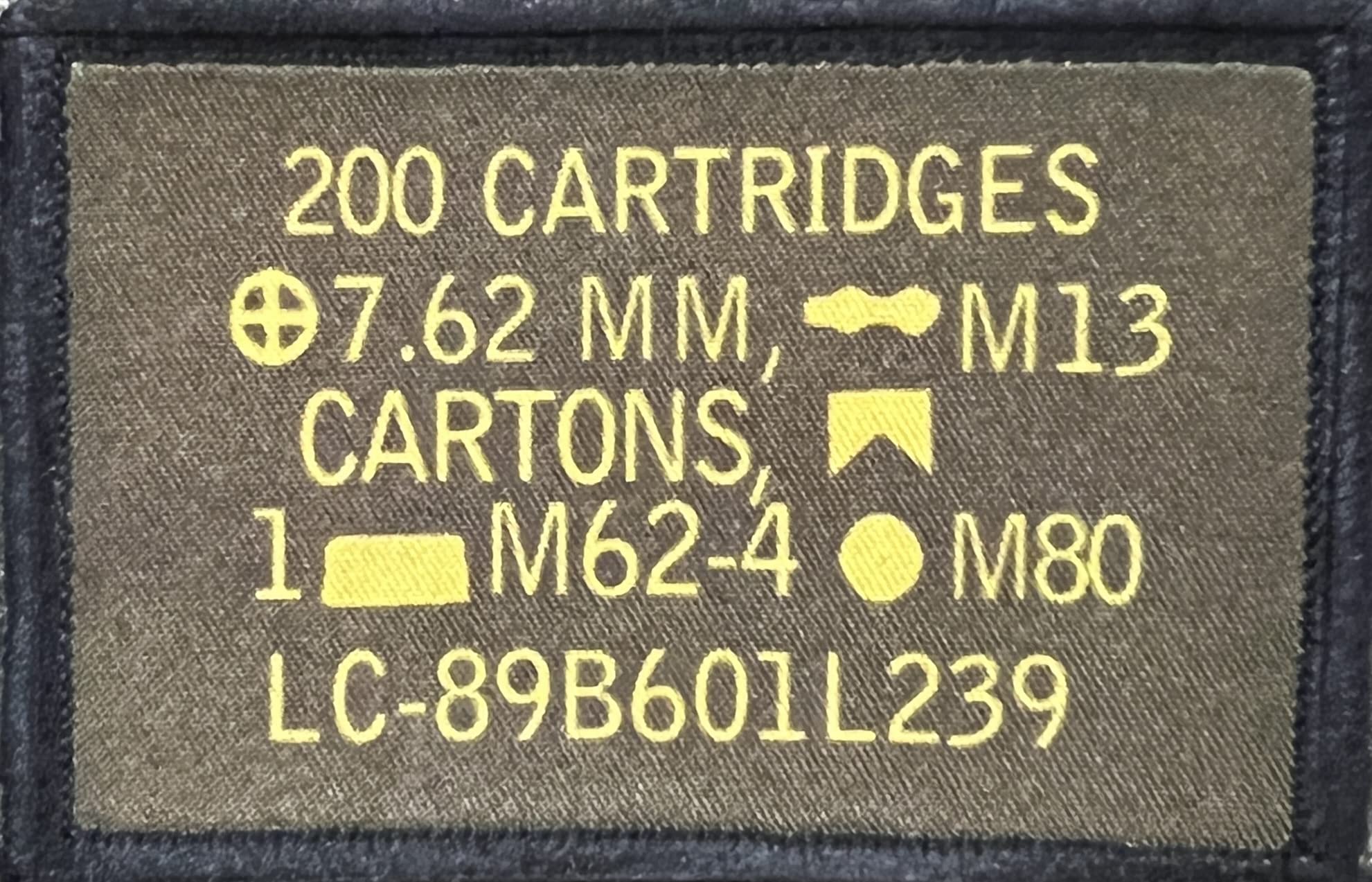 308 Nato Ammo Can Morale Patch Perfect For Your Tactical | Desertcart ...