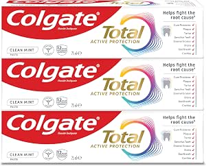 Colgate Total Active protection, toothpaste, Clean Mint, Helps stop ...