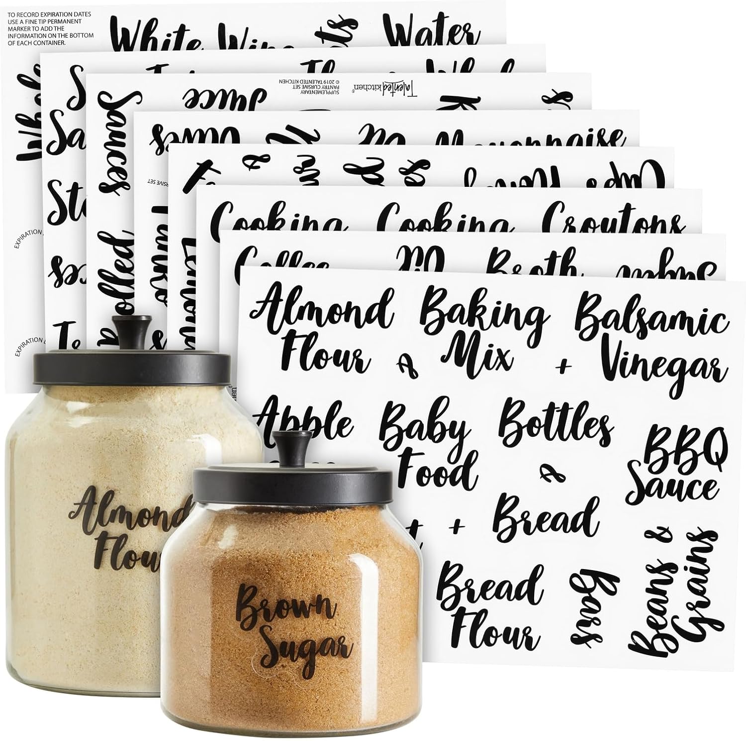 Amazon Talented Kitchen 155 Cursive Pantry Fridge Labels amazon-talented-kitchen-155-cursive-pantry-fridge-labels