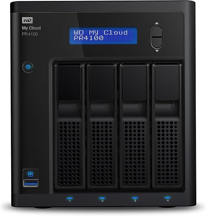 Amazon.com: WD 64TB My Cloud PR4100 Pro Series Media Server with ...