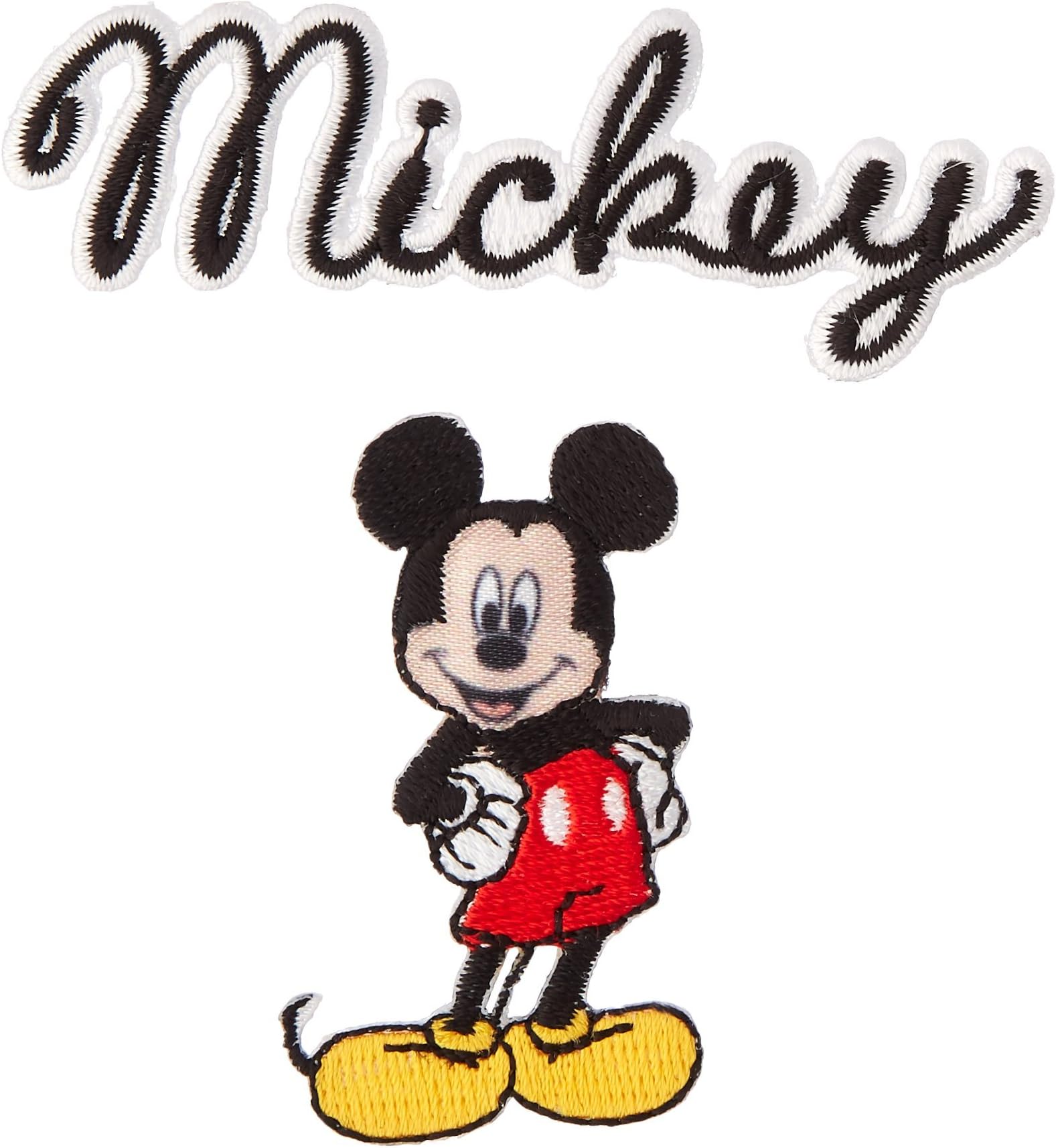 Amazon.com: Mickey Mouse Face Patch Disney Mascot Character Craft ...