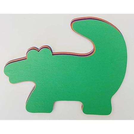 Amazon.com: 8” x 10” Alligator Assorted Color Super Cut-Outs, 15 Cut ...