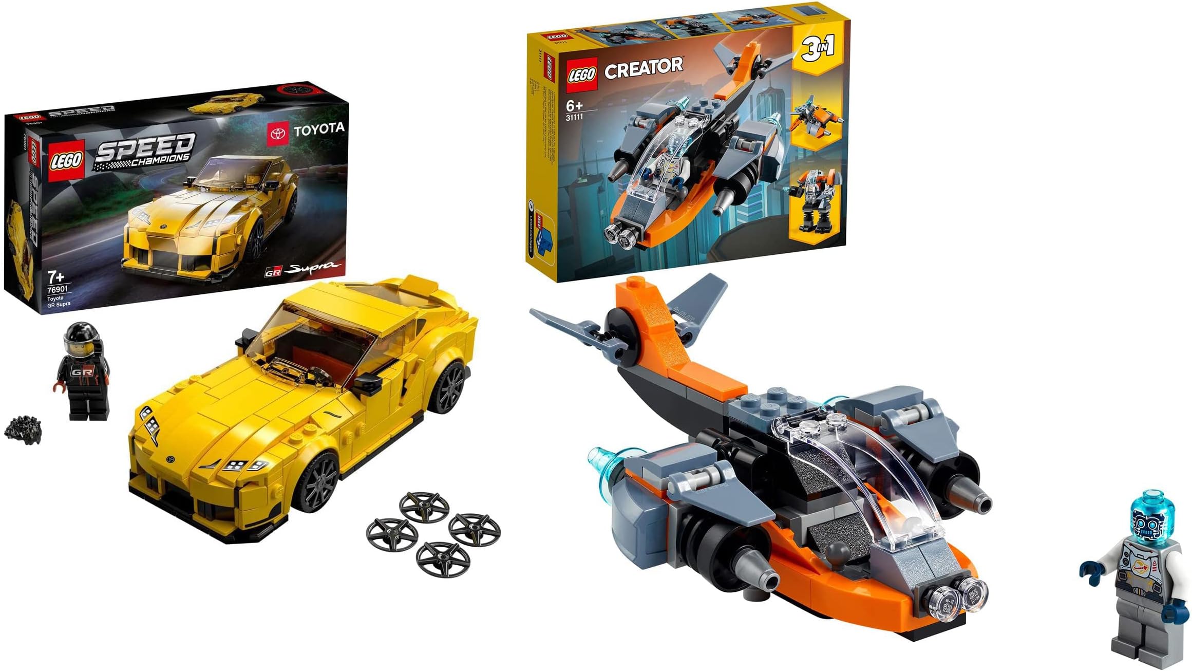 Buy LEGO Speed Champions Toyota GR Supra 76901 Building Kit (299 Pieces ...