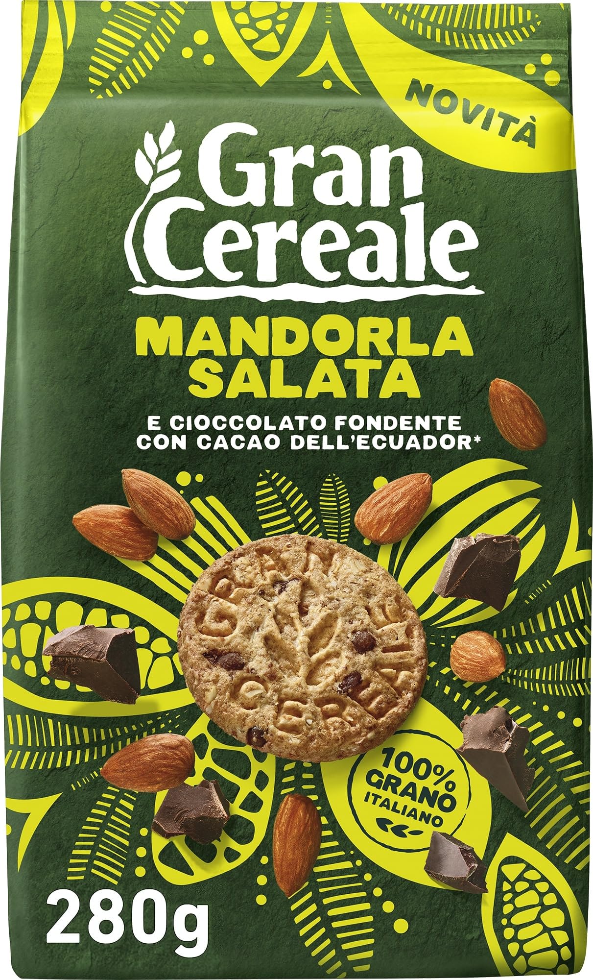 Gran Cereale, Biscotti Gran Cereale alla Mandorla Salata, Biscotti ...