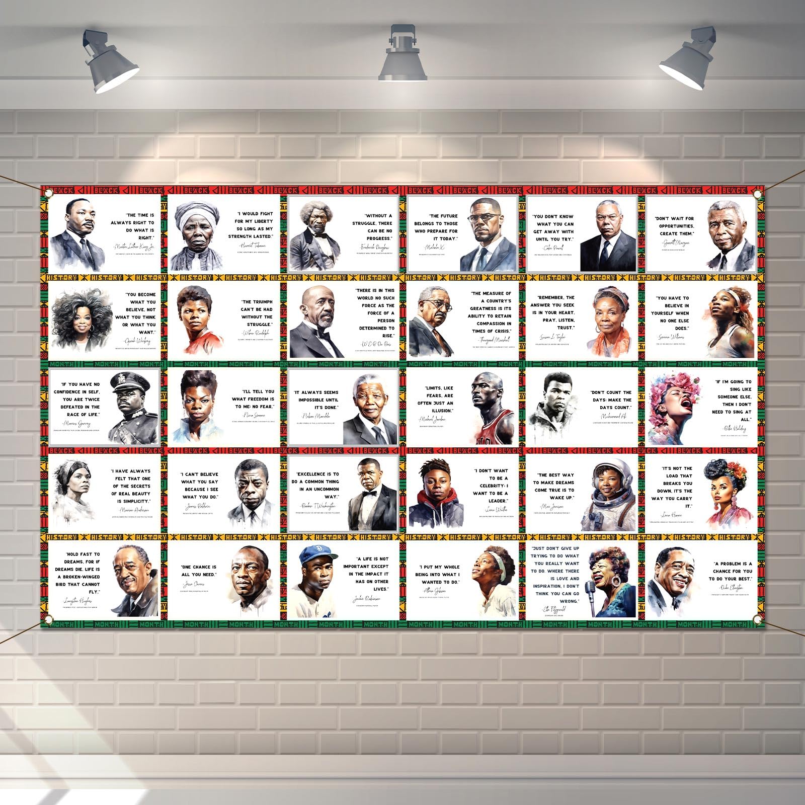 Amazon.com: Buxiuer Black History Month Bulletin Board Decorations ...