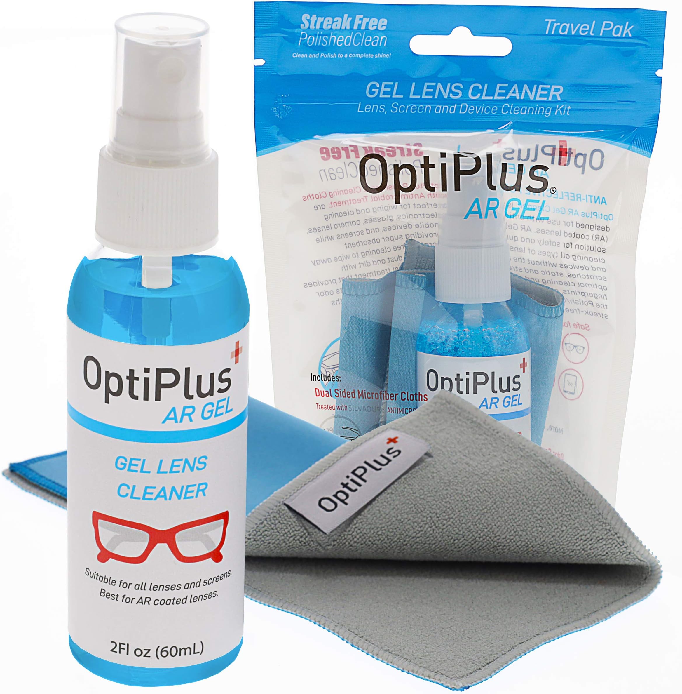 Amazon.com: OptiPlus Anti-Reflective Gel Lens Cleaner and Dual-Purpose ...