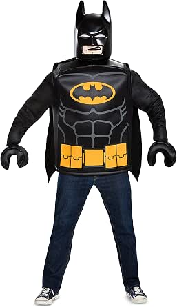 Amazon.com: Disguise Men's Batman Classic Costume, Black, One Size ...
