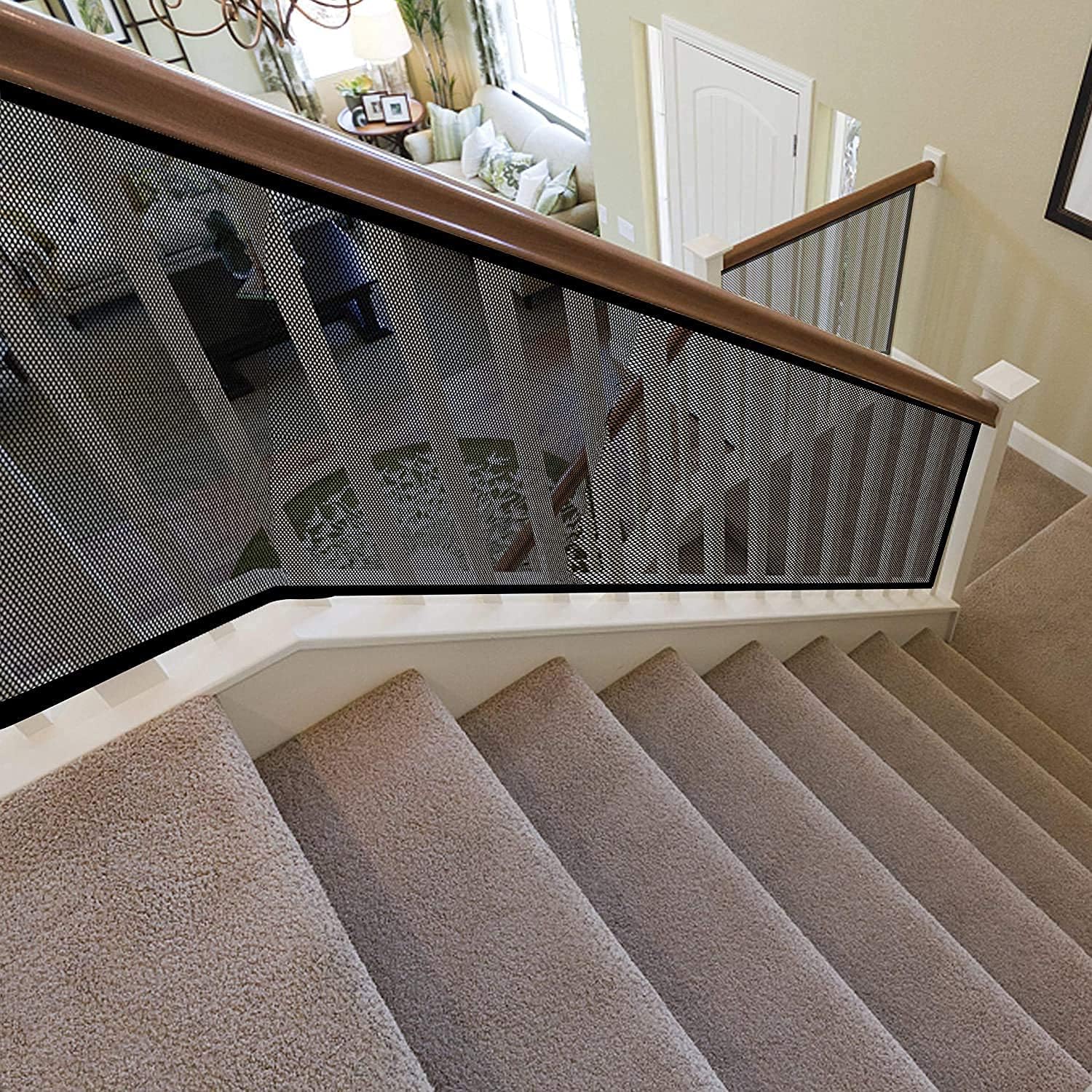 Kiddale Baby Safety Net For Staircase|Railing Guard For Baby Safety ...