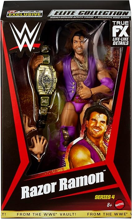 Amazon.com: WWE Razor Ramon (Purple) from The Vault Ringside Exclusive ...