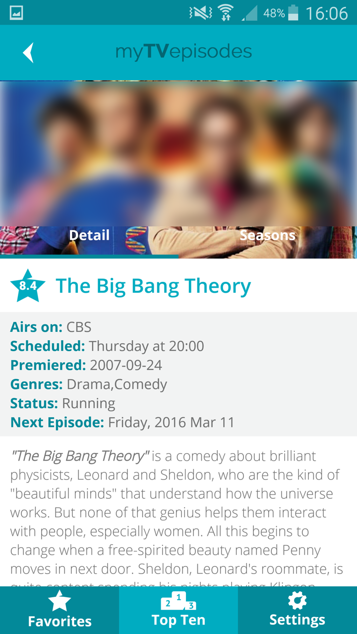 My TV Episodes - App on Amazon Appstore