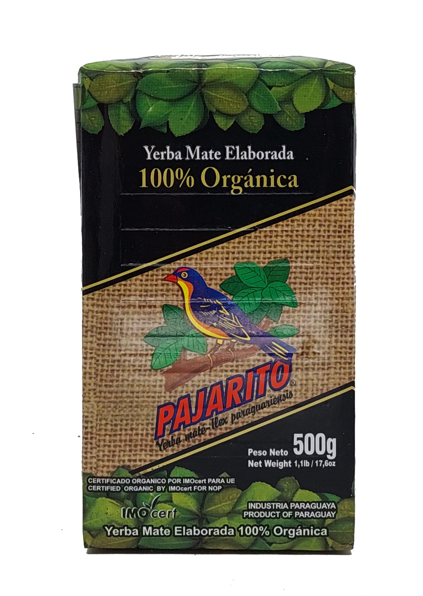 Pajarito Yerba Mate Organic Tea, 500 g : Amazon.com.au: Pantry Food ...