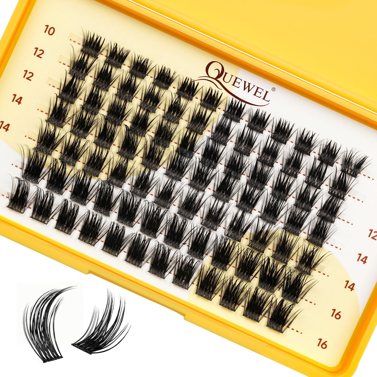 Snapklik.com : QUEWEL DIY Lash Extension Kit, 84PCS Lash Clusters Kit ...