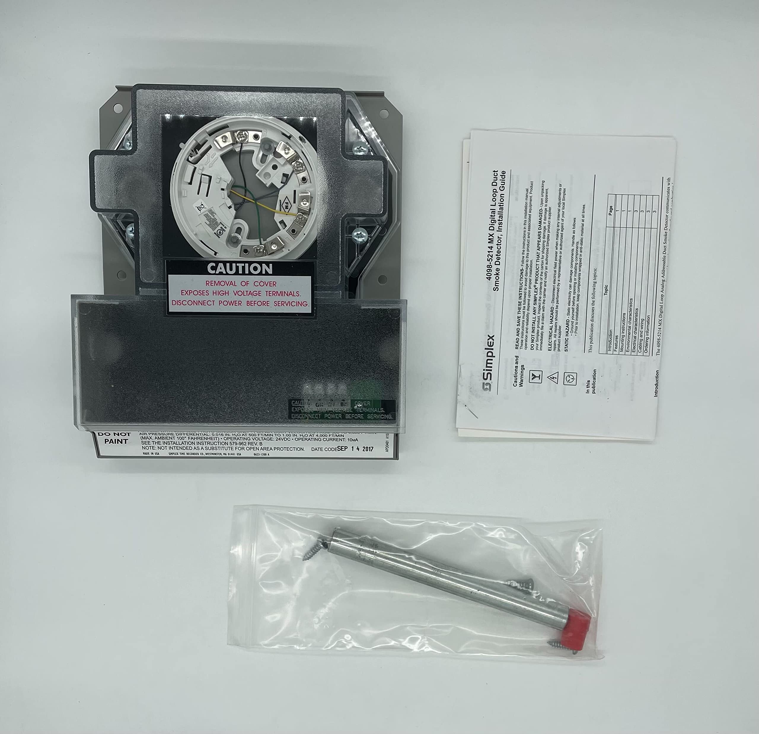 SIMPLEX 4098-5214 - Addressable Duct Sensor for 4098-5202 - Amazon.com