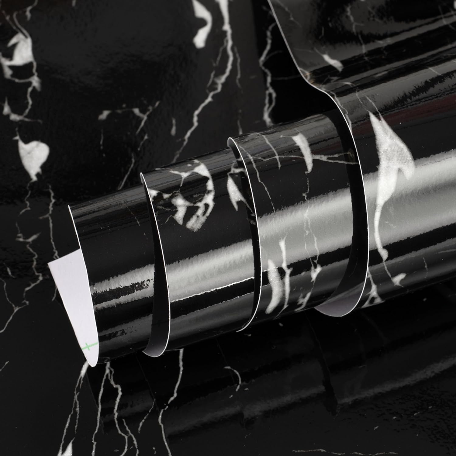 vgoltd Furniture Sticker Marble Effect Self Adhesive Vinyl Sticky Back ...