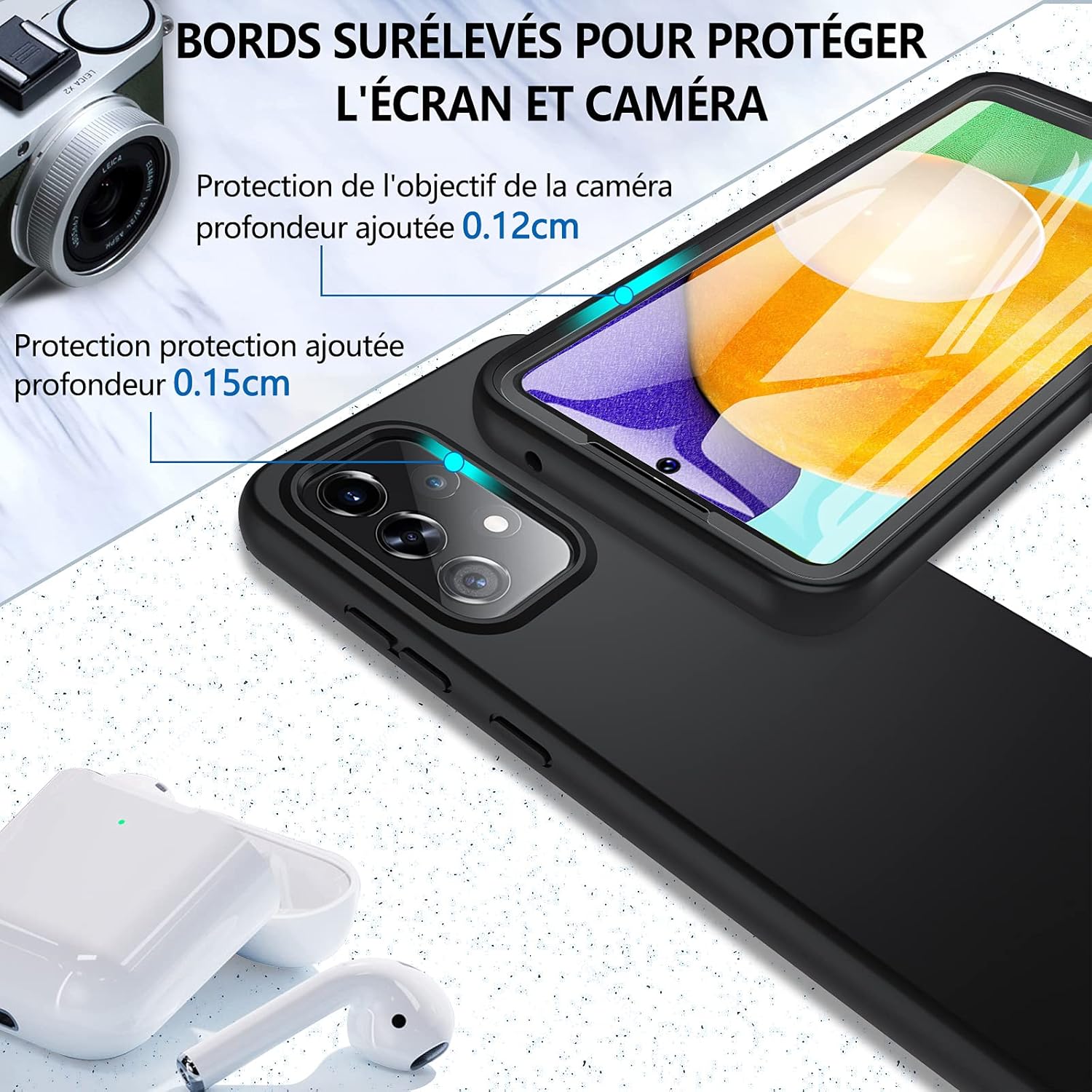 Coque Samsung A52s 5G Samsung A52 5G-4G Antichoc écran 360 Degrés ...