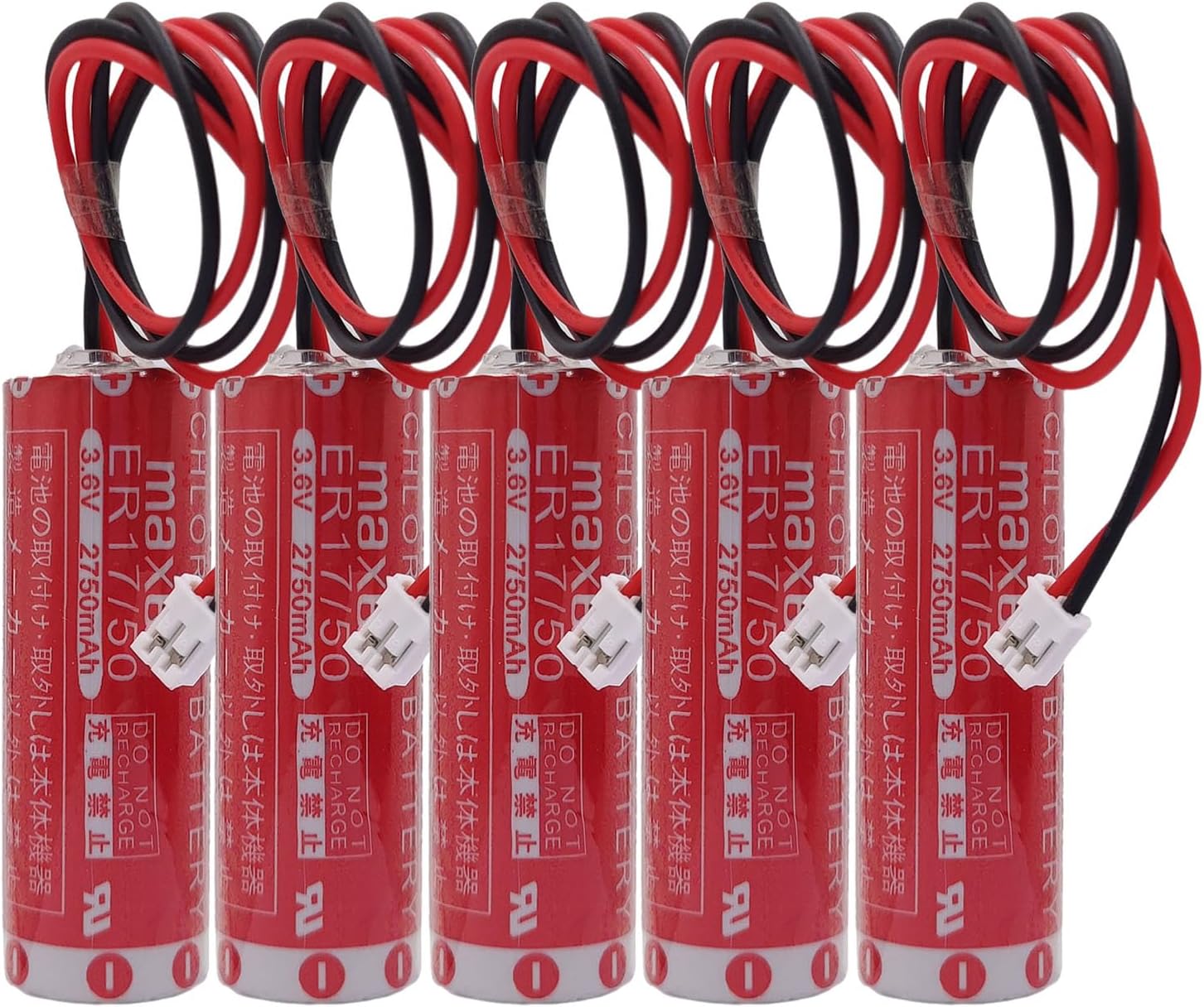Amazon.com: LINHUPAK (5-Pack) ER17/50 17/50 3.6V 2750mAh AA Battery for ...