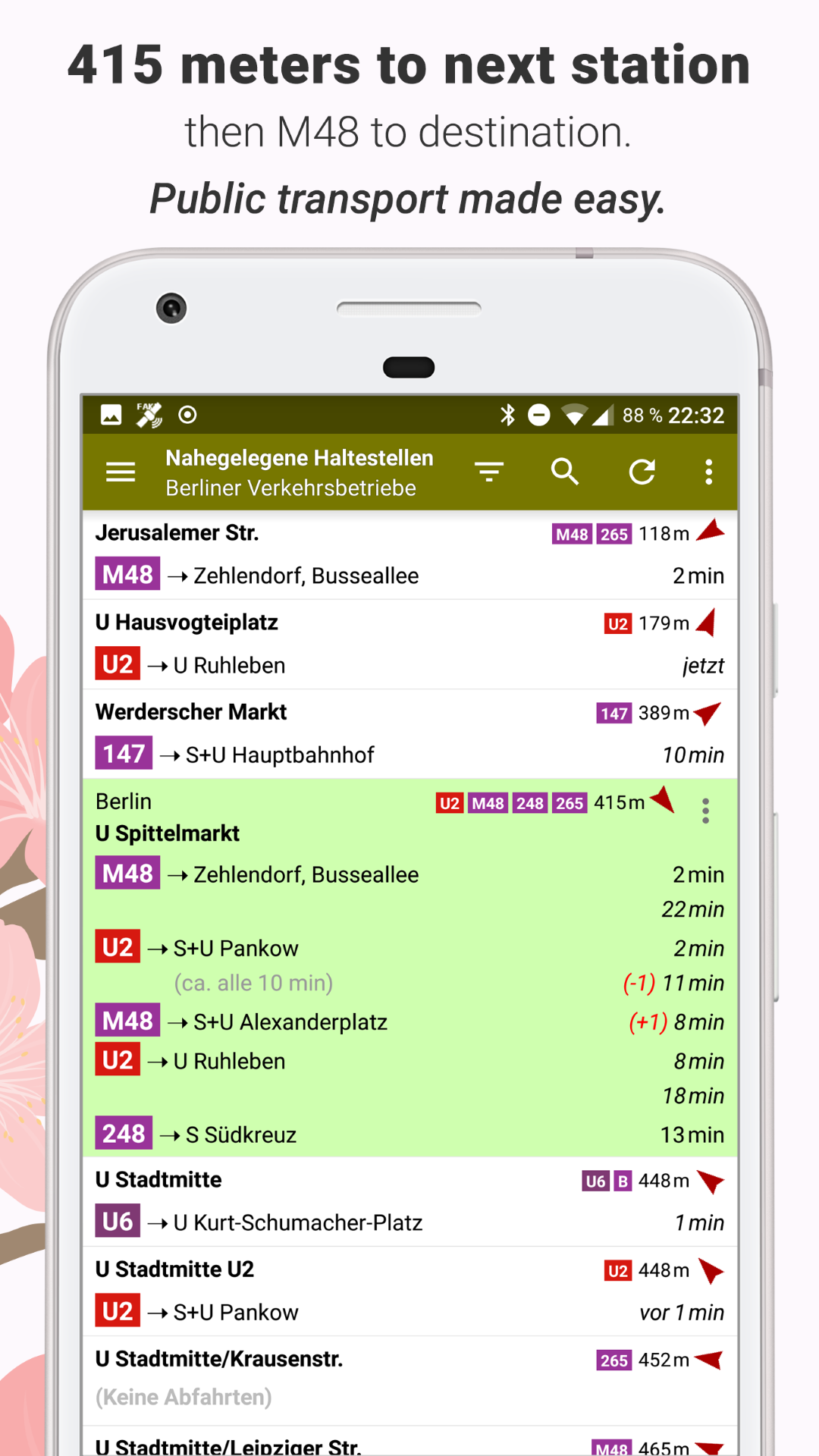 Öffi - Travel planner. Stations, timetables and navigation. King of ...