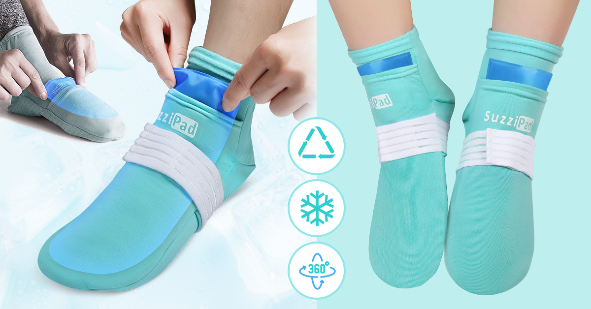 Watch Cooling Socks Cold Therapy Socks for Foot Pain Chemo on Amazon Live