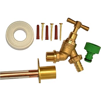 Professional THRU WALL Outside Garden Tap Kit meets Water Regulations ...