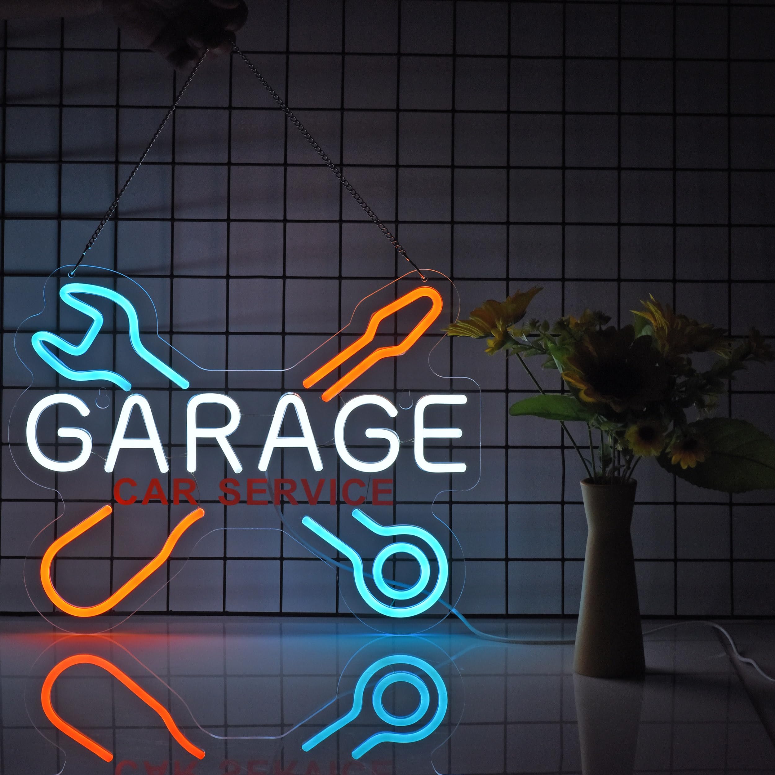 Garage Car Service Automotive Neon Light Sign, LED Neon Light for Auto ...