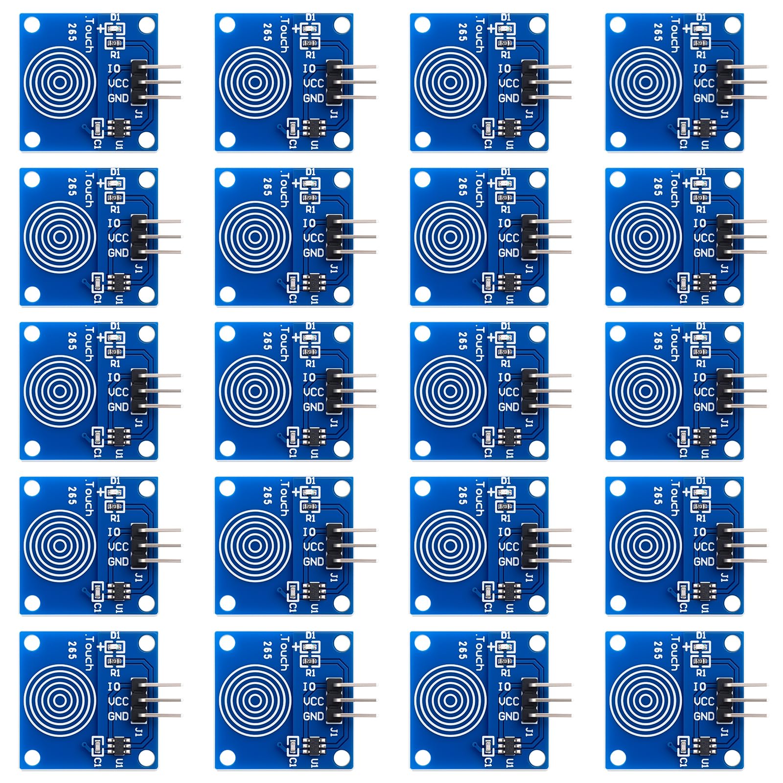 Snapklik.com : 20pcs TTP223B Digital Capacitive Touch Sensor Module ...