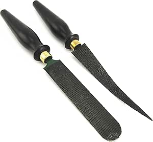 2pcs Professional Leather Craft Shoemaker Cobbler Shoes Repair Grinding Serrated Rasp Files Tool ...