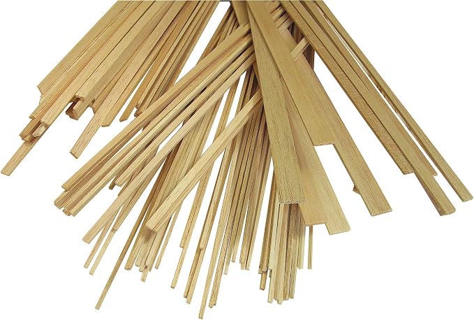 Amazon.com: Alvin, Balsa Wood Strips, Ideal Wood for DIY Modelling ...