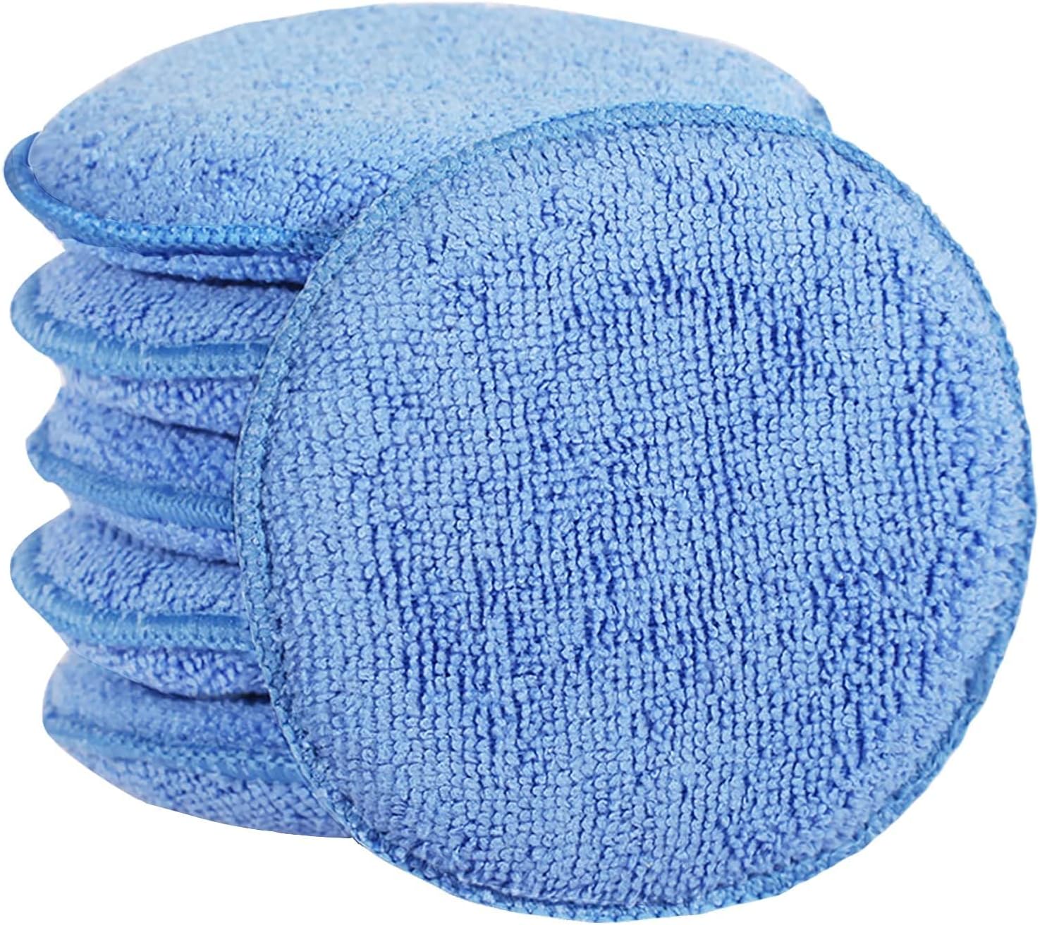 FONAROLL Microfiber Wax Applicator Pads, Car Wax Applicator, Buffing ...