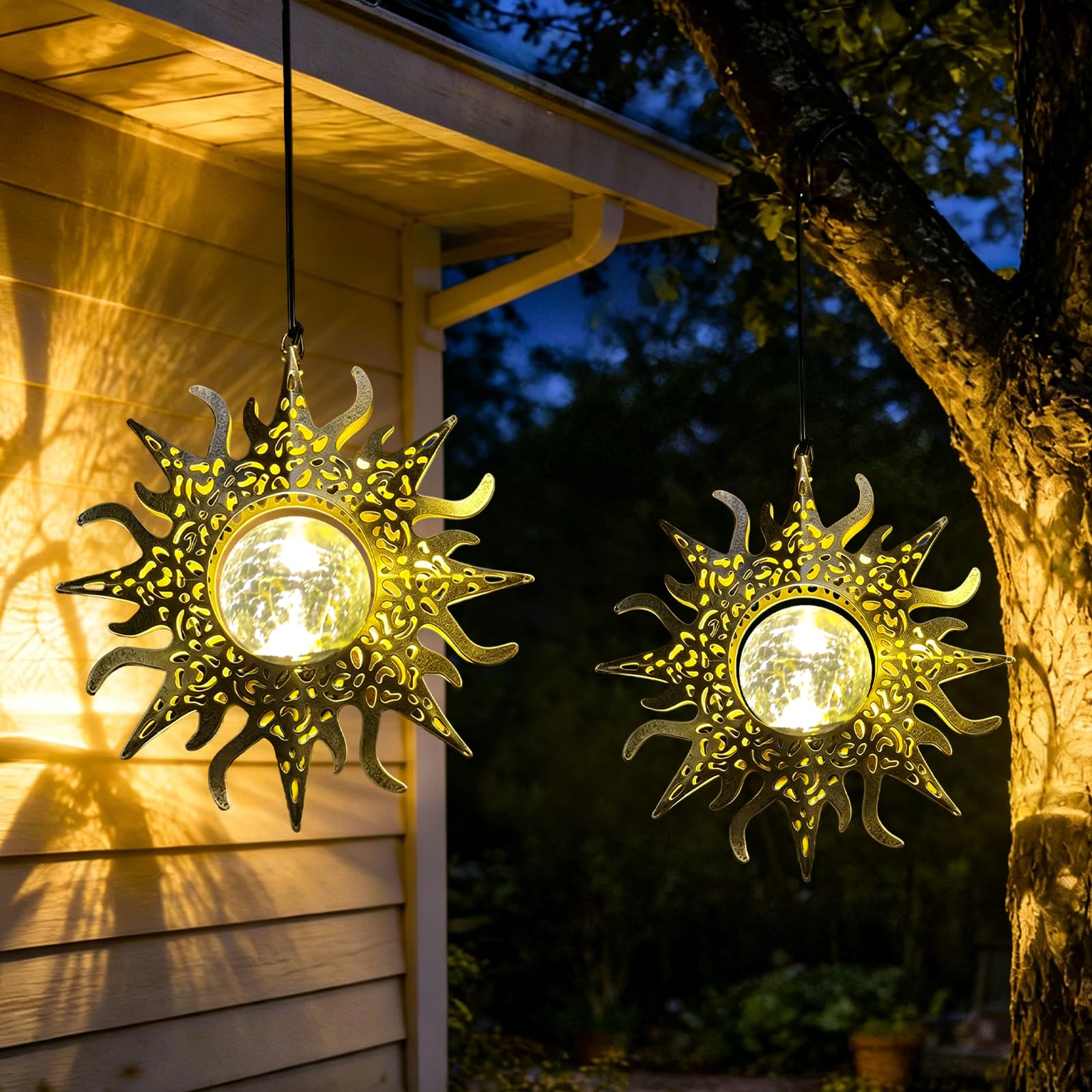 5 Best Hanging Solar Lights For Outside | Cracked Glass