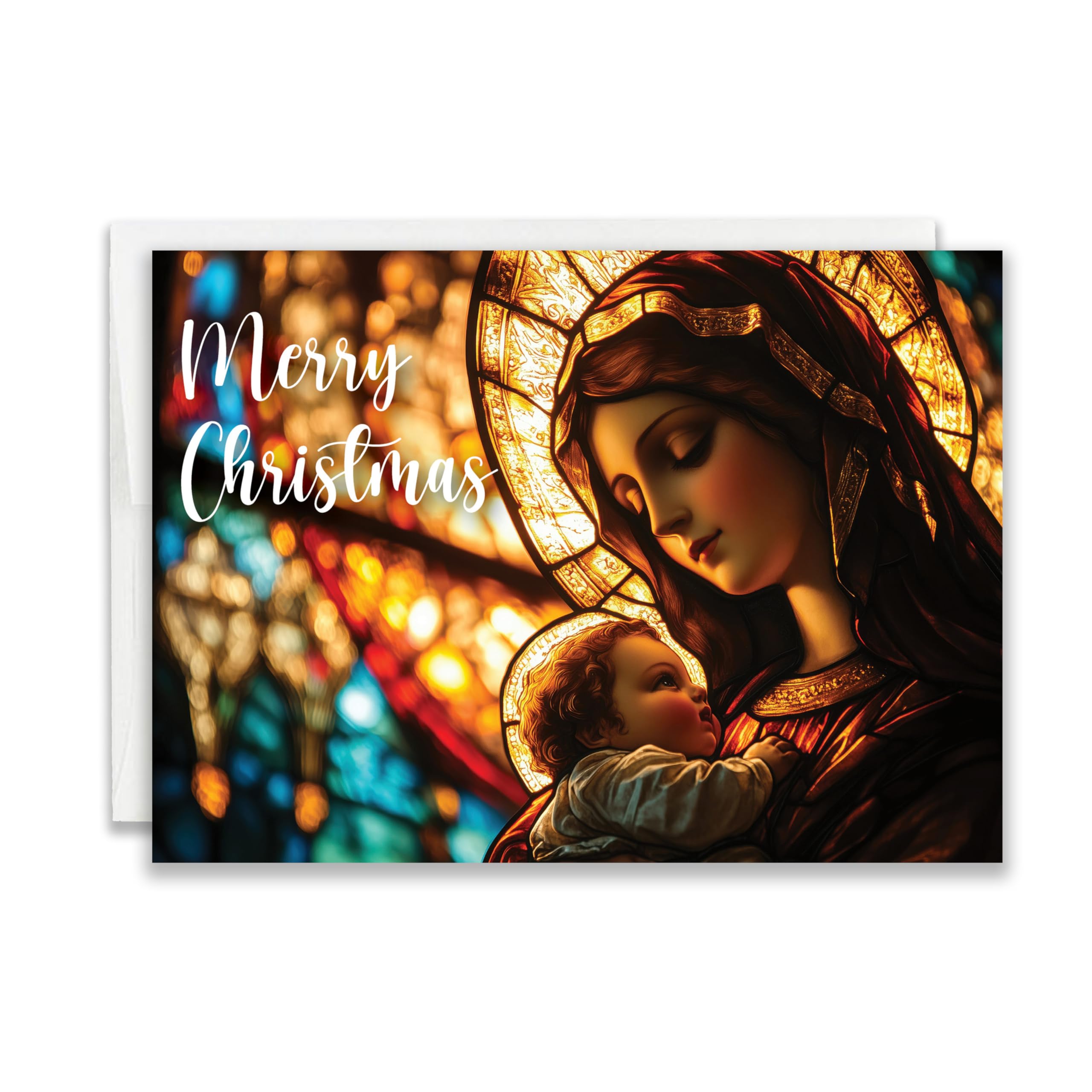 Mary And Jesus Christmas Cards