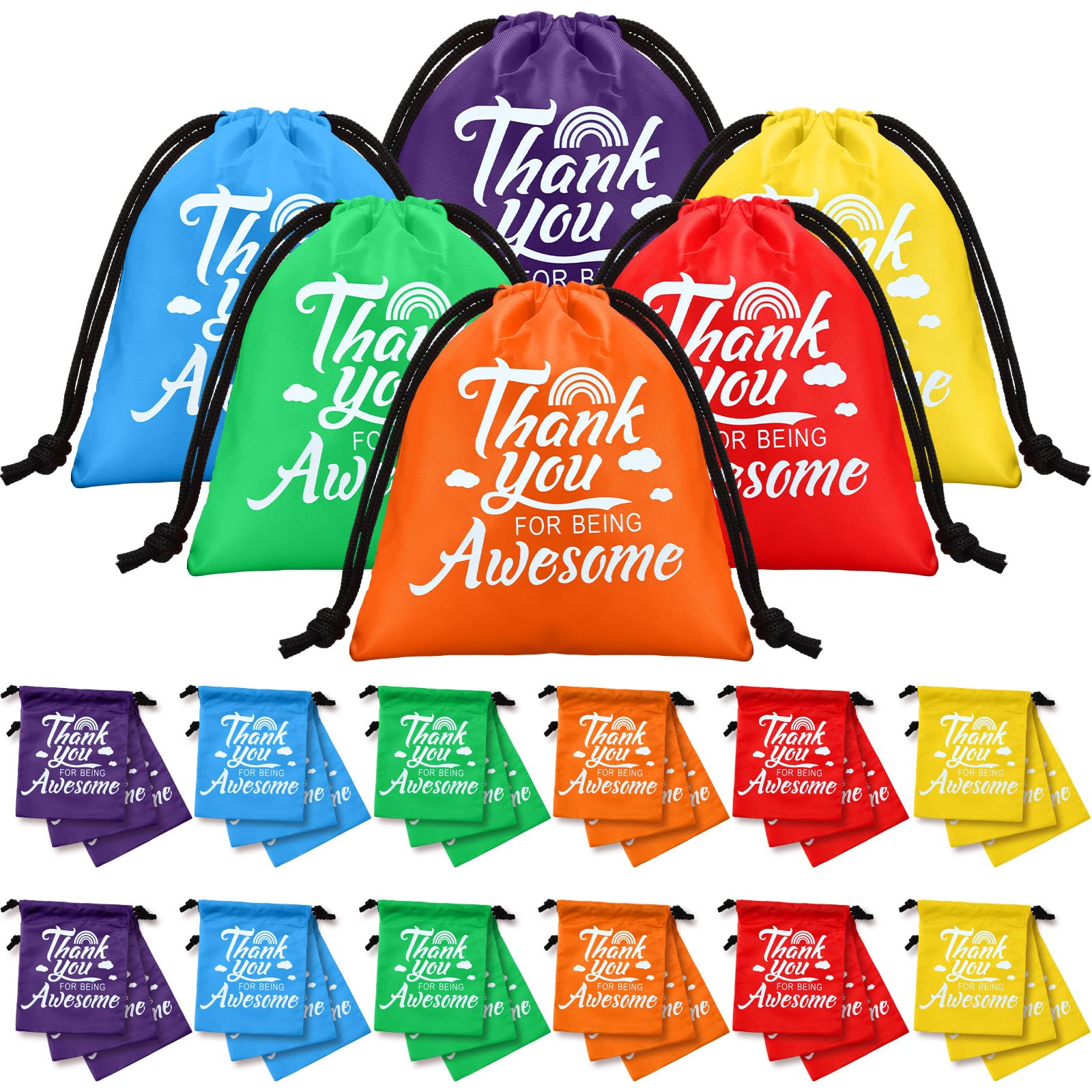 Snapklik.com : 48 Pcs Thank You Employee Appreciation Gift Bags Thank You Goodie Bags For Being ...