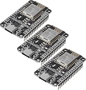 Amazon.com: AITRIP 3PCS Type-C NodeMCU CP2102 NodeMCU Lua V3 Board Based ESP8266 Type-C WiFi IOT ...