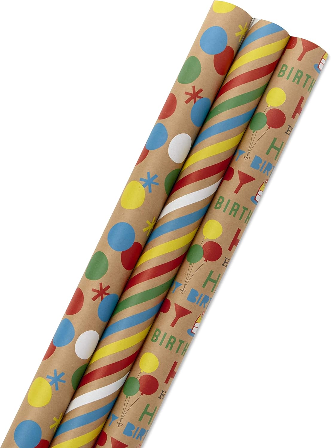 Amazon.com: Hallmark Birthday Wrapping Paper Rolls for Kids for ...