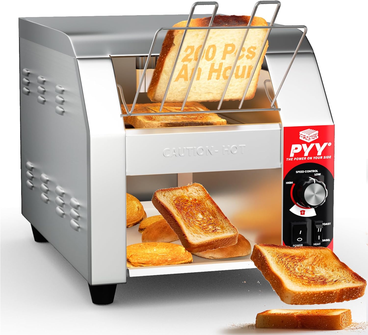 Amazon.com: PYY Conveyor Toaster Commercial - 200 Slices/Hour, Electric ...