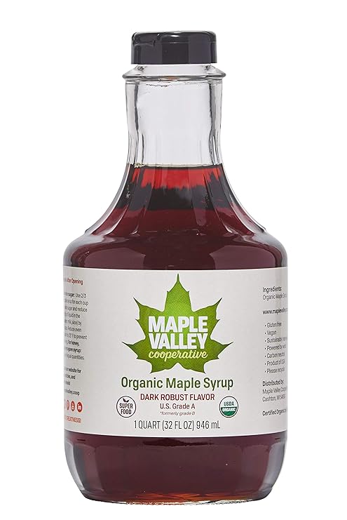 Amazon.com : Maple Valley 32 oz. Pure Organic Maple Syrup - Grade A ...